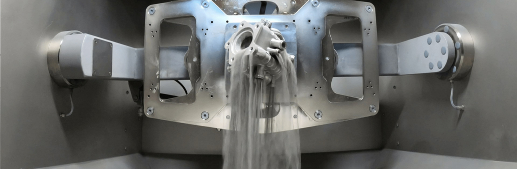 Depowdering systems for metal parts